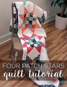 New Friday Tutorial: The Four Patch Stars Quilt | Missouri Star Blog