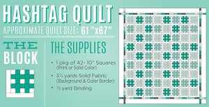 New Friday Tutorial: The Hashtag Quilt | Missouri Star Blog