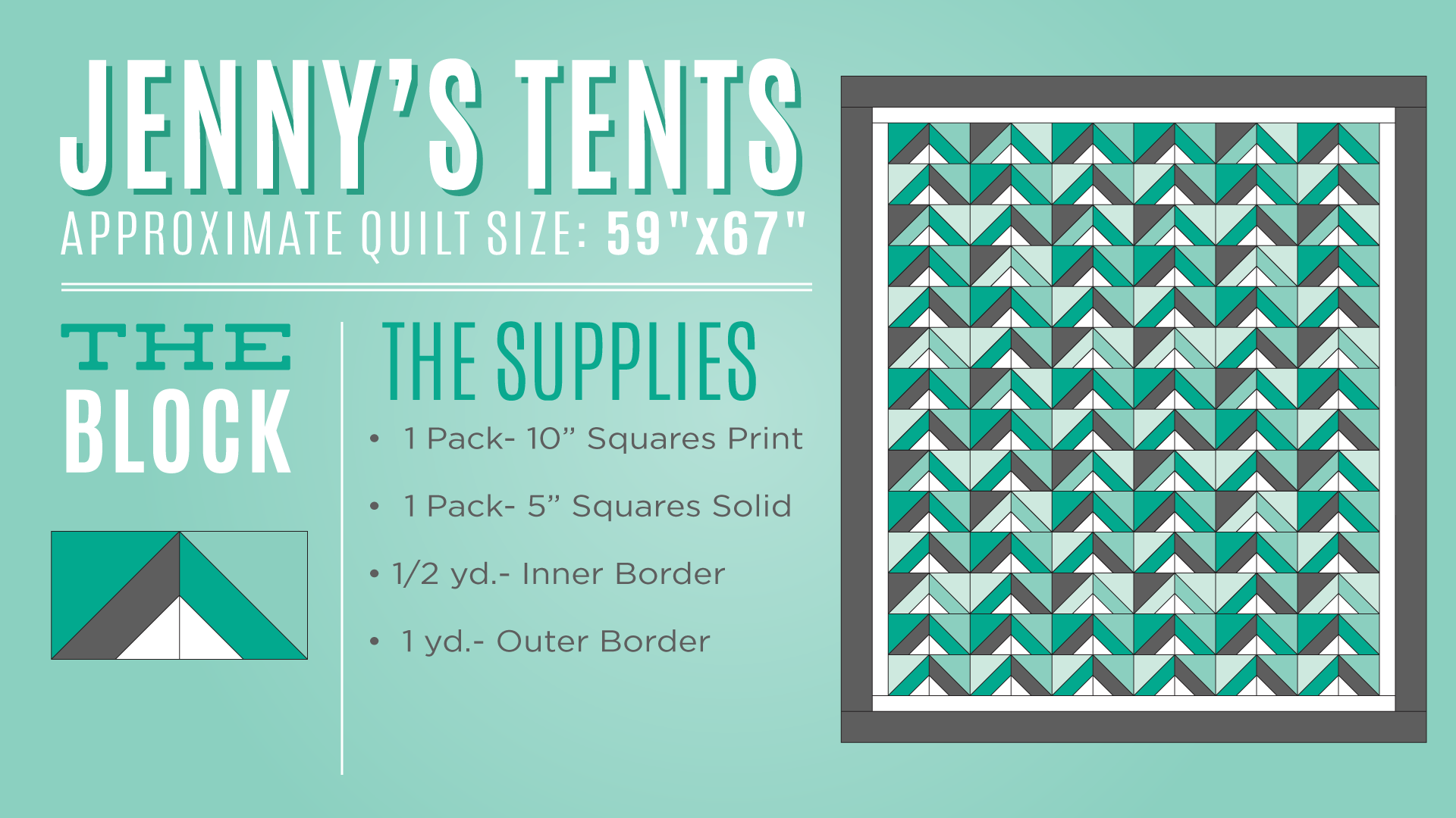 New Friday Tutorial: The Jenny’s Tents Quilt | Missouri Star Blog