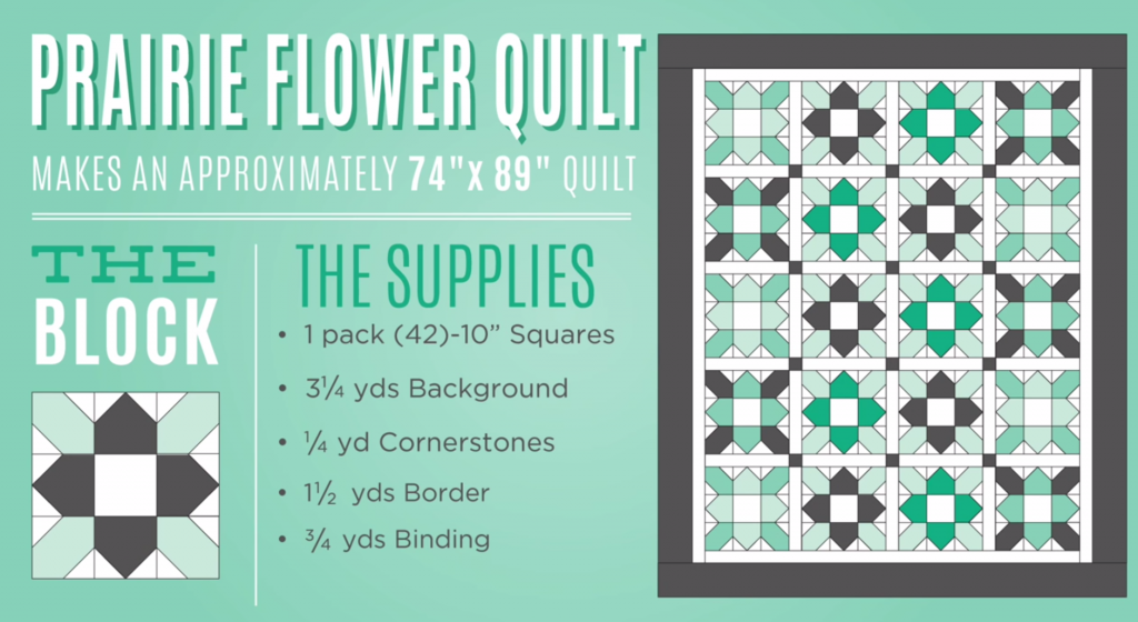 New Friday Tutorial: The Prairie Flower Quilt | Missouri Star Blog