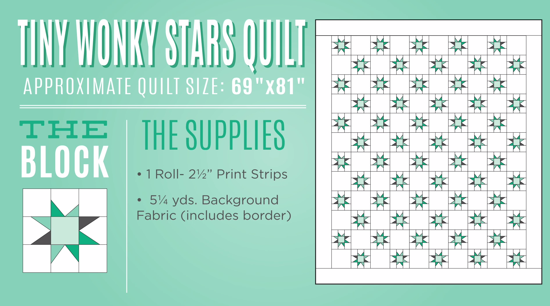 New Friday Tutorial: Tiny Wonky Stars Quilt | Missouri Star Blog