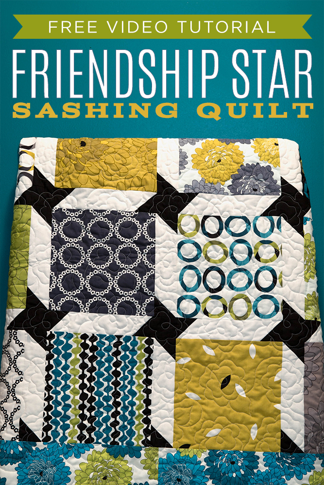 New Friday Tutorial: The Friendship Star Sashing Quilt | Missouri Star Blog