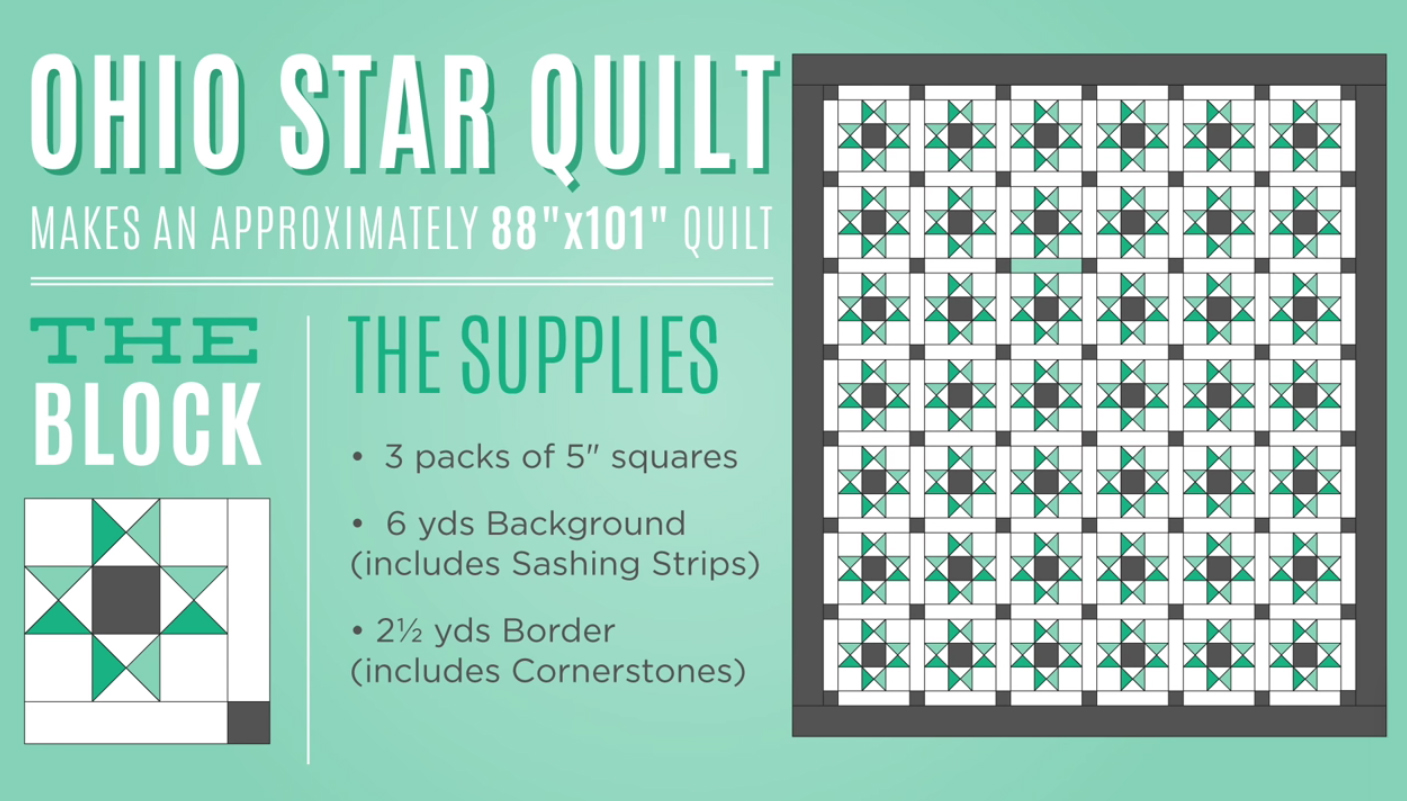 New Friday Tutorial: The Ohio Star Quilt! | Missouri Star Blog