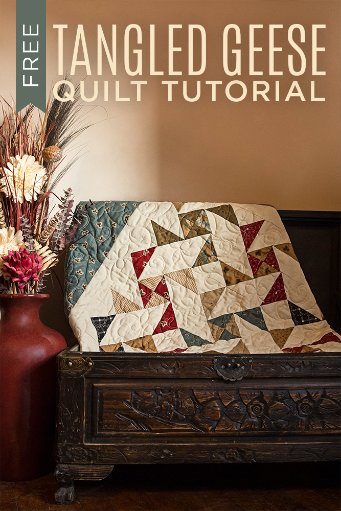 New Friday Tutorial: The Tangled Geese Quilt | Missouri Star Blog