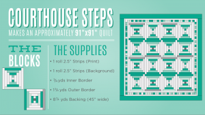 New Friday Tutorial: The Courthouse Steps Quilt | Missouri Star Blog