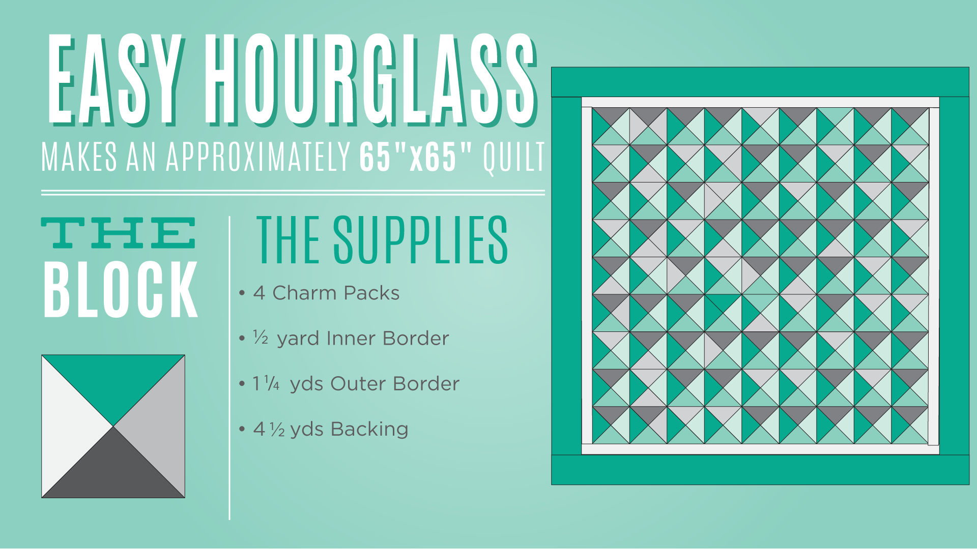 New Friday Tutorial: The Super Easy Hourglass Quilt | Missouri Star Blog