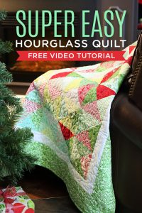 New Friday Tutorial: The Super Easy Hourglass Quilt | Missouri Star Blog