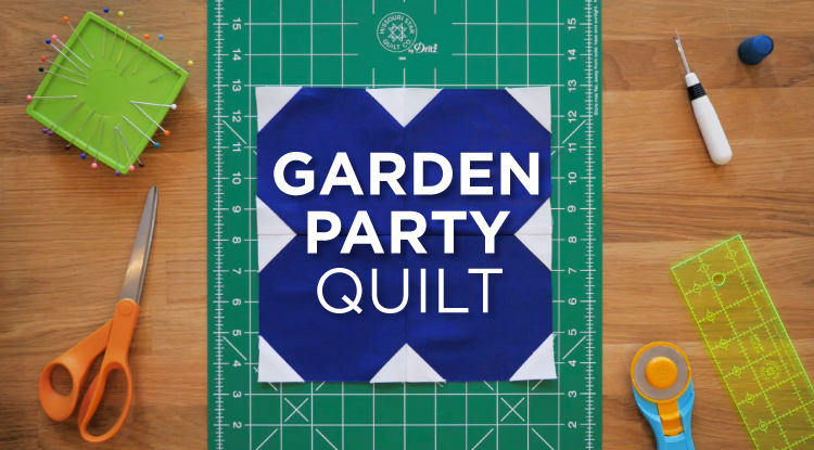 Quilt Snips Mini Tutorial: The Garden Party Quilt Block | Missouri Star Blog