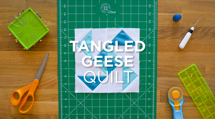 Quilt Snips Mini Tutorial: The Tangled Geese Quilt Block | Missouri ...
