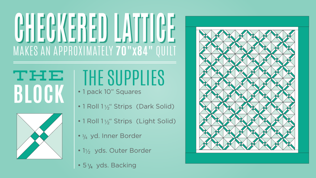 New Friday Tutorial: Checkered Lattice Quilt | Missouri Star Blog