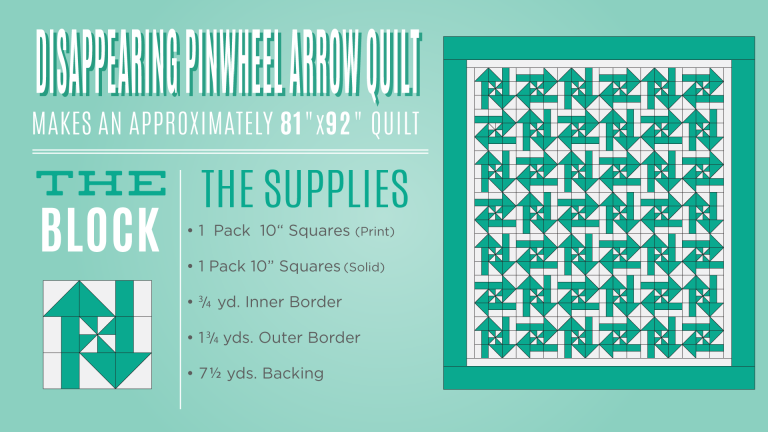 New Friday Tutorial: Disappearing Pinwheel Arrow | Missouri Star Blog