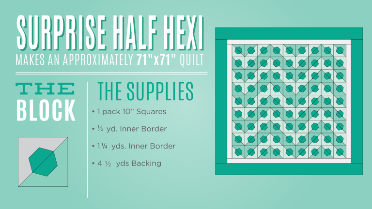 New Friday Tutorial: Surprise Half Hexi | Missouri Star Blog