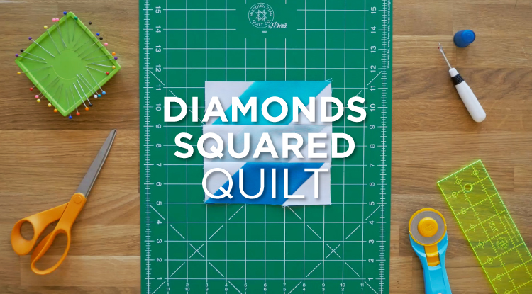 Quilt Snips Mini Tutorial: Diamonds Squared Quilt | Missouri Star Blog