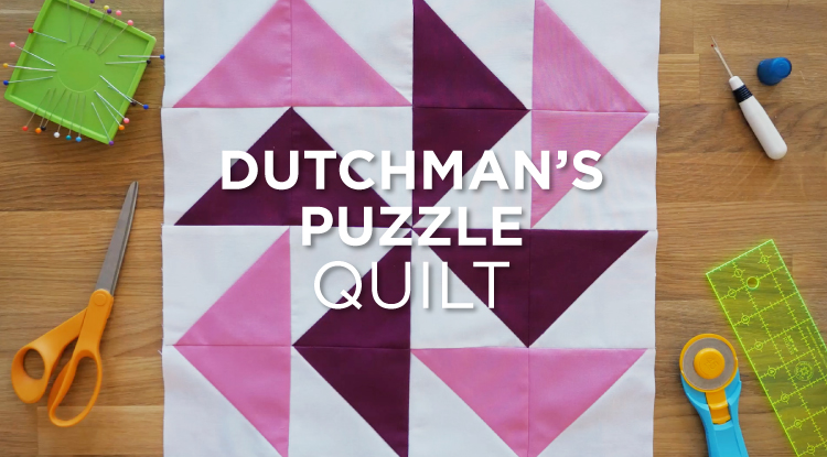 Quilt Snips Mini Tutorial: Dutchman’s Puzzle | Missouri Star Blog