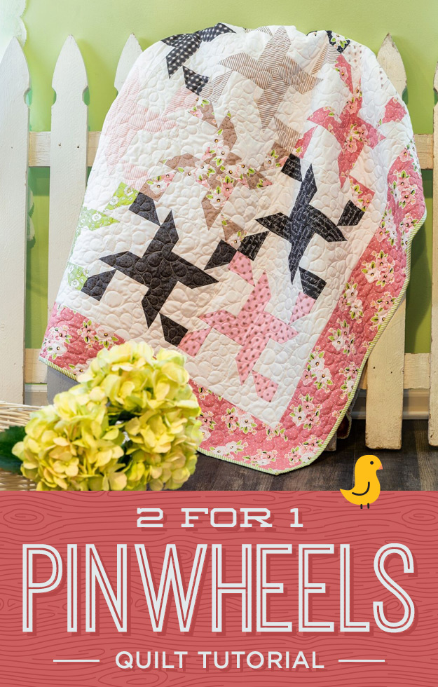 New Friday Tutorial: 2 for 1 Pinwheels | Missouri Star Blog