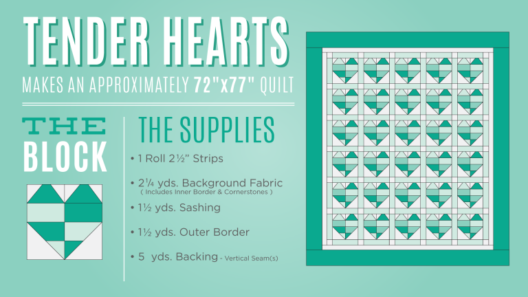 Tender Heart Quilt | Missouri Star Blog