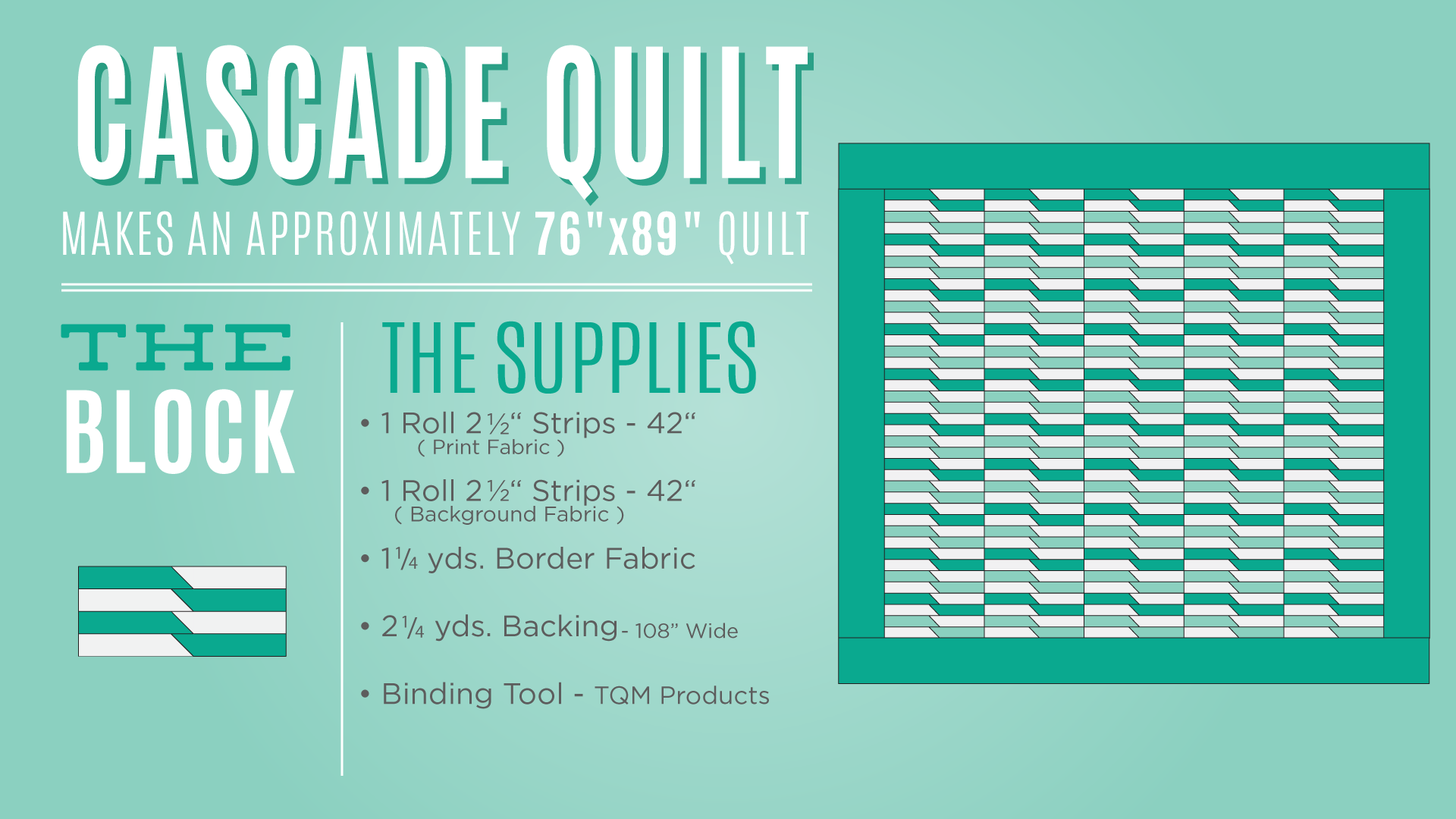 Cascade Quilt | Missouri Star Blog