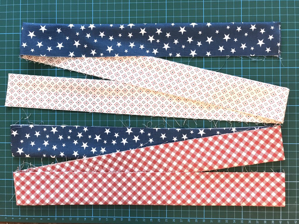 DIY Fabric Flag Holiday Decoration with Easy Gathering Technique – Step ...