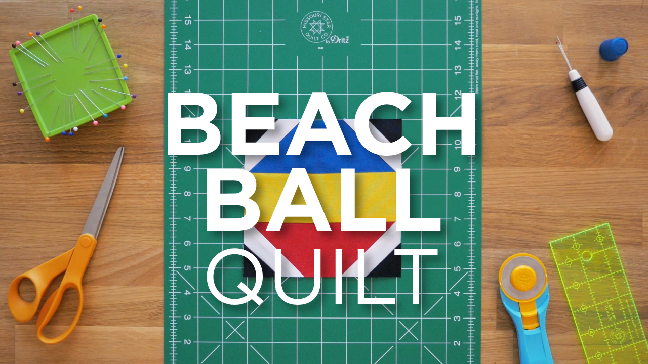 Quilt Snips Mini Tutorial – Beach Ball Block | Missouri Star Blog