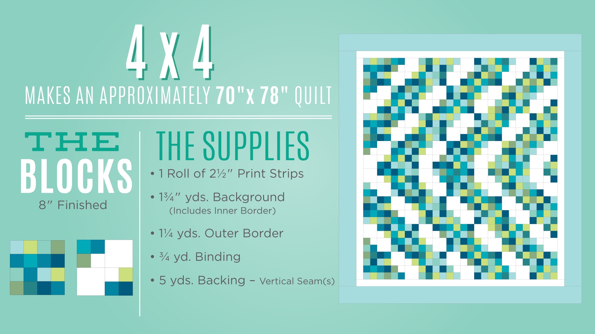 4×4 Quilt Tutorial | Missouri Star Blog