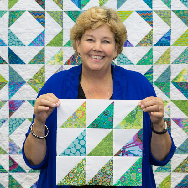 Tranquil Triangles Quilt – Missouri Star Blog