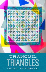 Tranquil Triangles Quilt – Missouri Star Blog