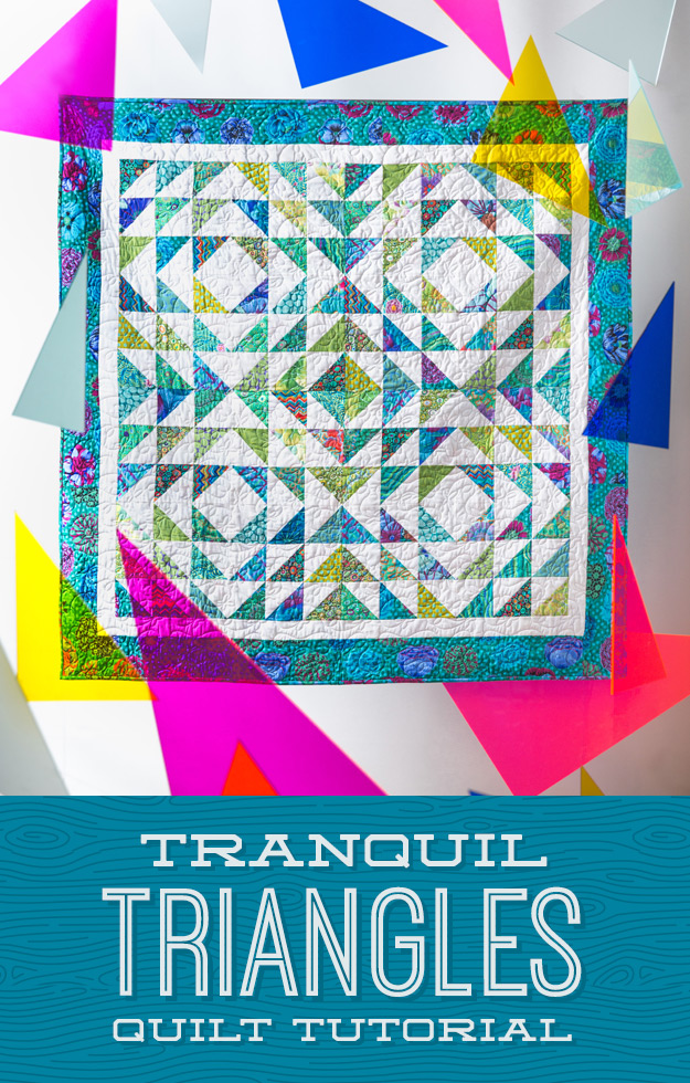 Tranquil Triangles Quilt – Missouri Star Blog