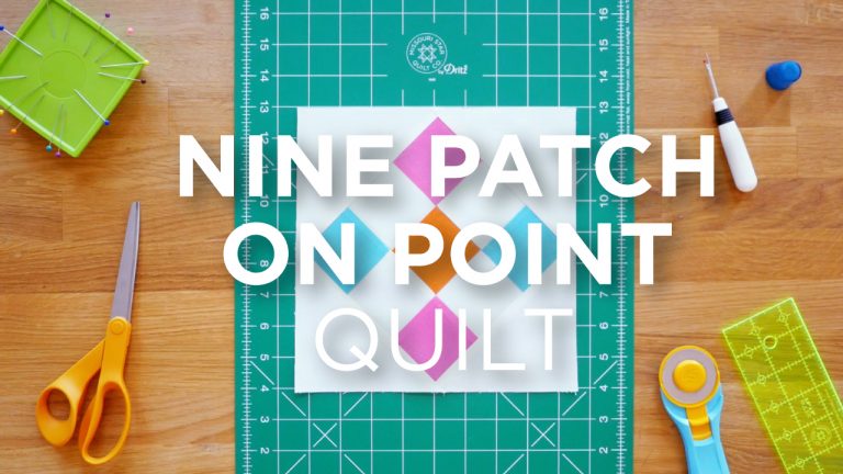 Quilt Snips Mini Tutorial – Nine Patch On Point | Missouri Star Blog