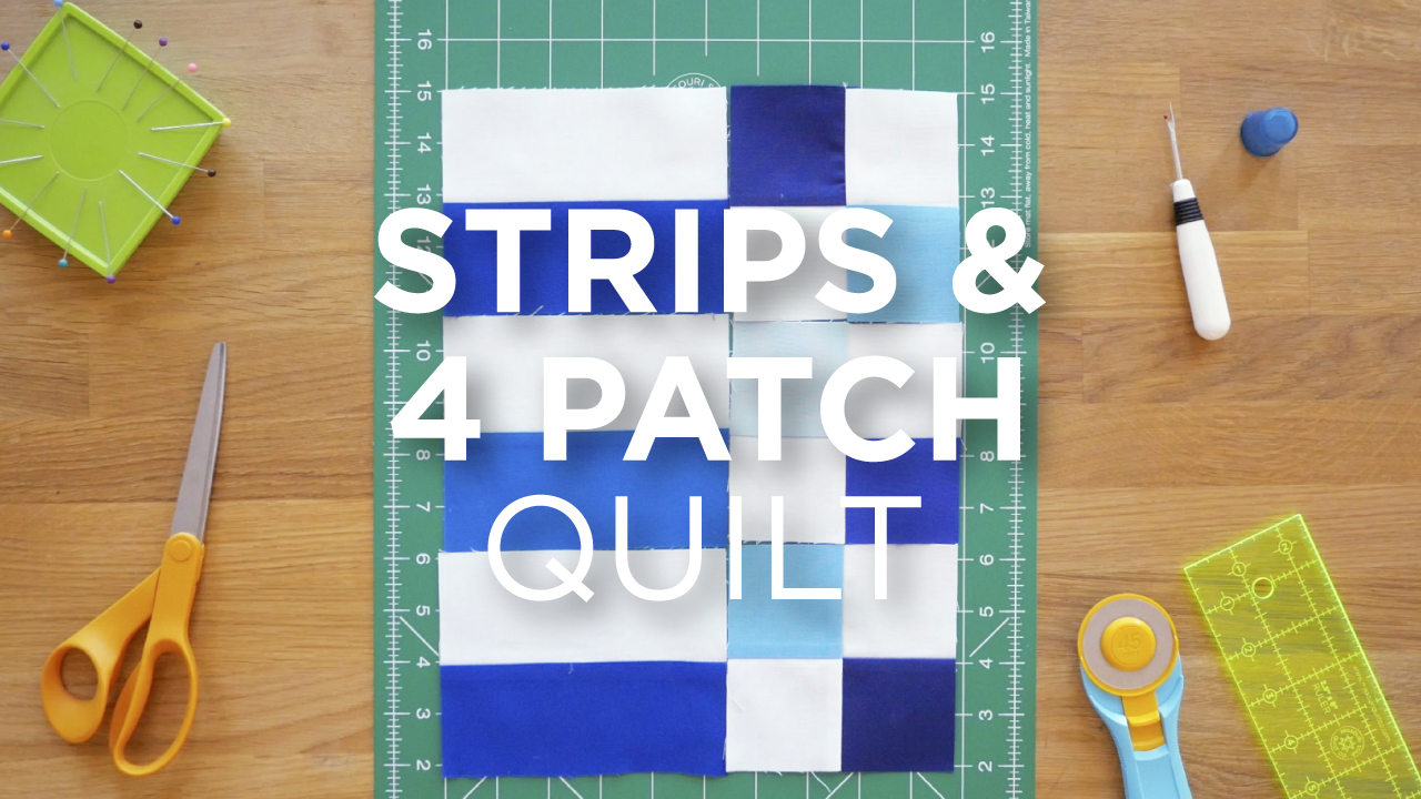 Quilt Snips Mini Tutorial – Strips & Four Patch Quilt | Missouri Star Blog
