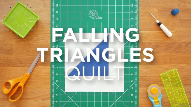 Quilt Snips Mini Tutorial – Falling Triangles | Missouri Star Blog