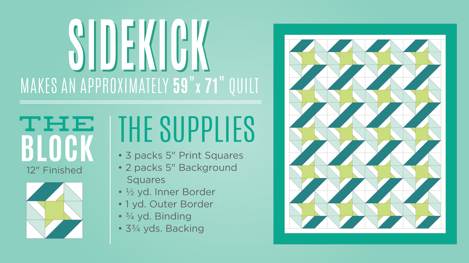 Sidekick Quilt Tutorial | Missouri Star Blog