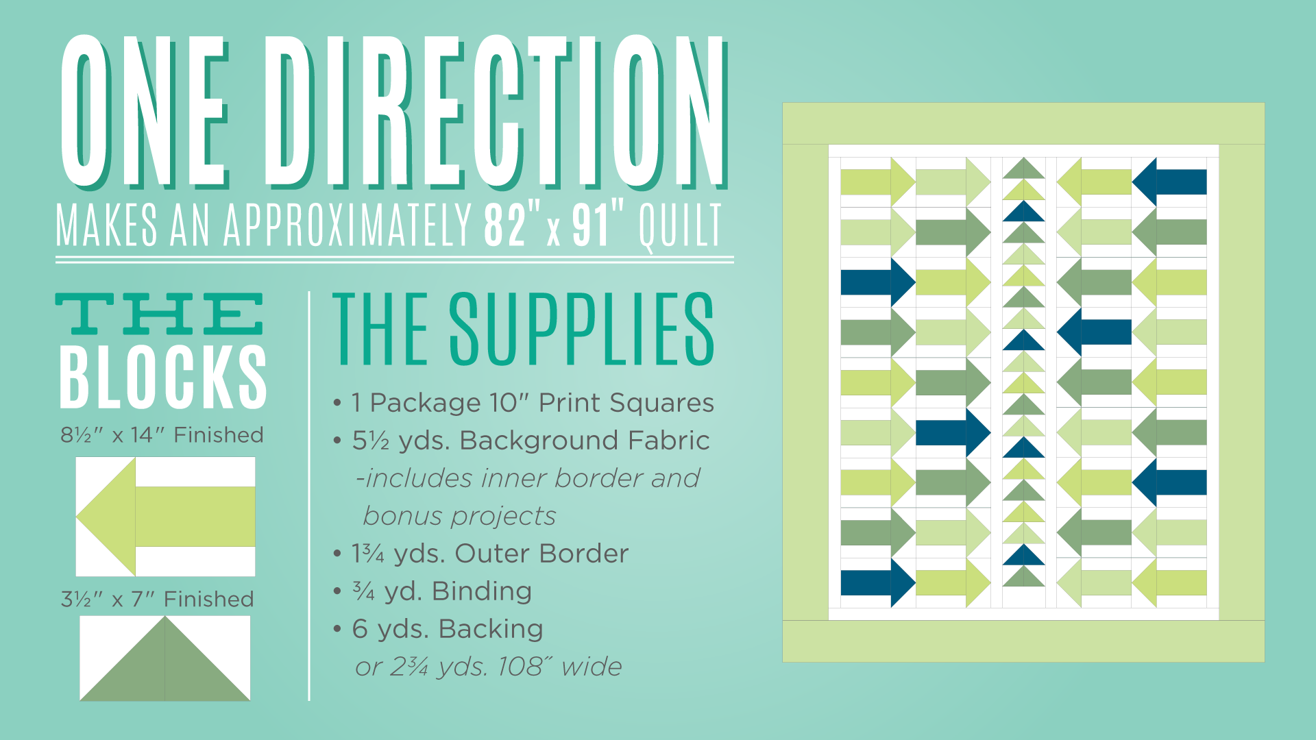 One Direction Quilt | Missouri Star Blog