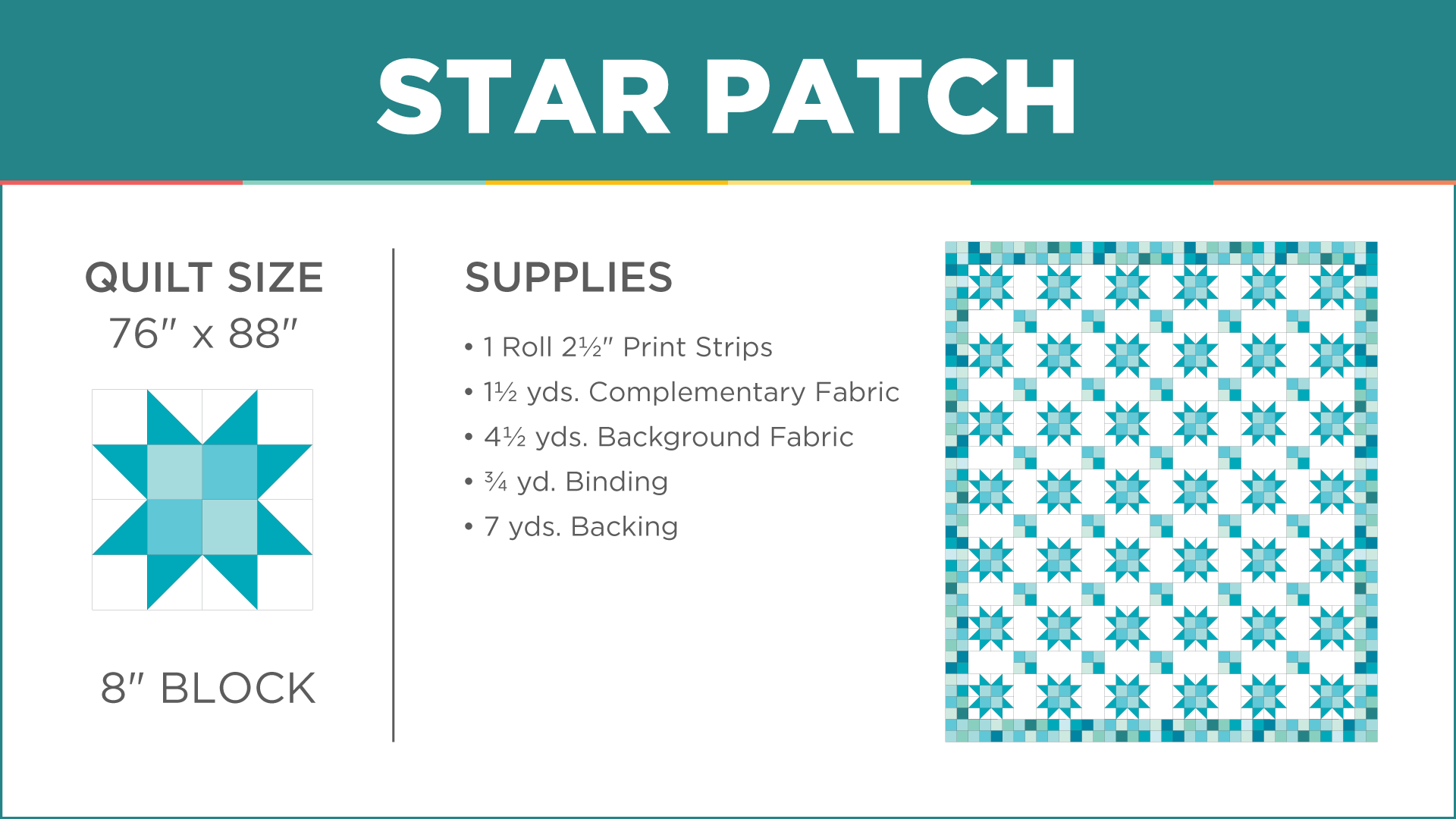 Star Patch Quilt | Missouri Star Blog