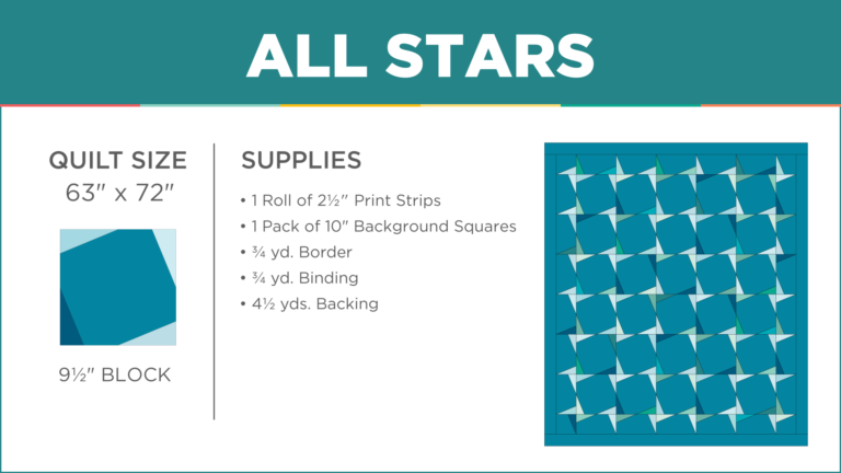 All Stars Quilt | Missouri Star Blog