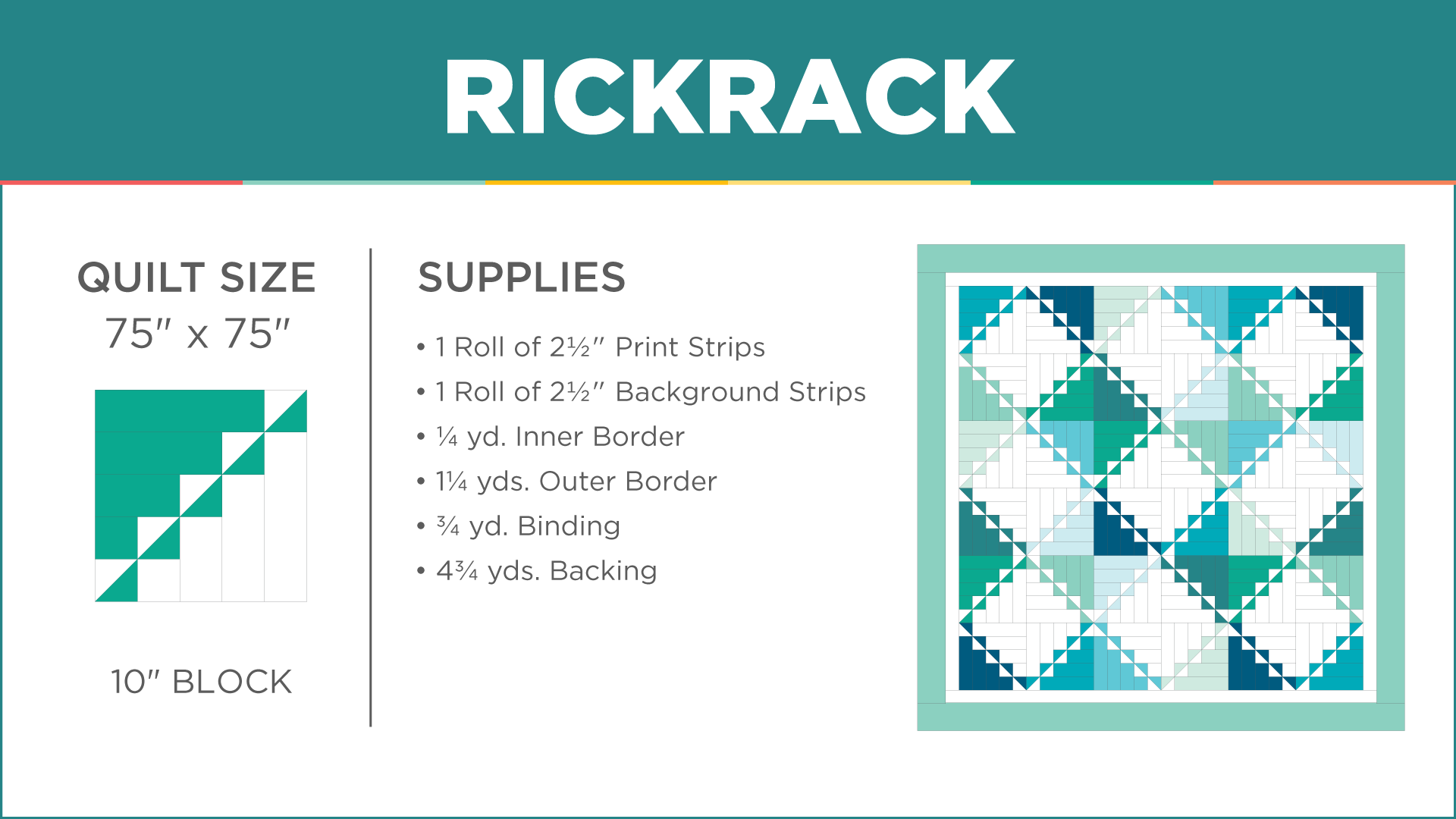 Rickrack Quilt | Missouri Star Blog
