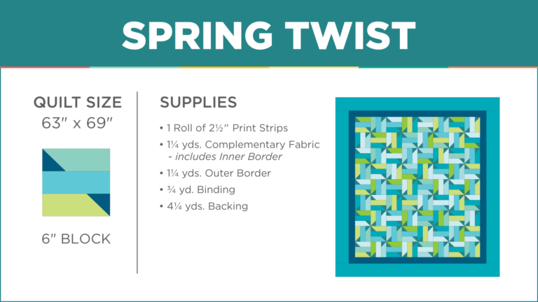 Spring Twist Quilt | Missouri Star Blog