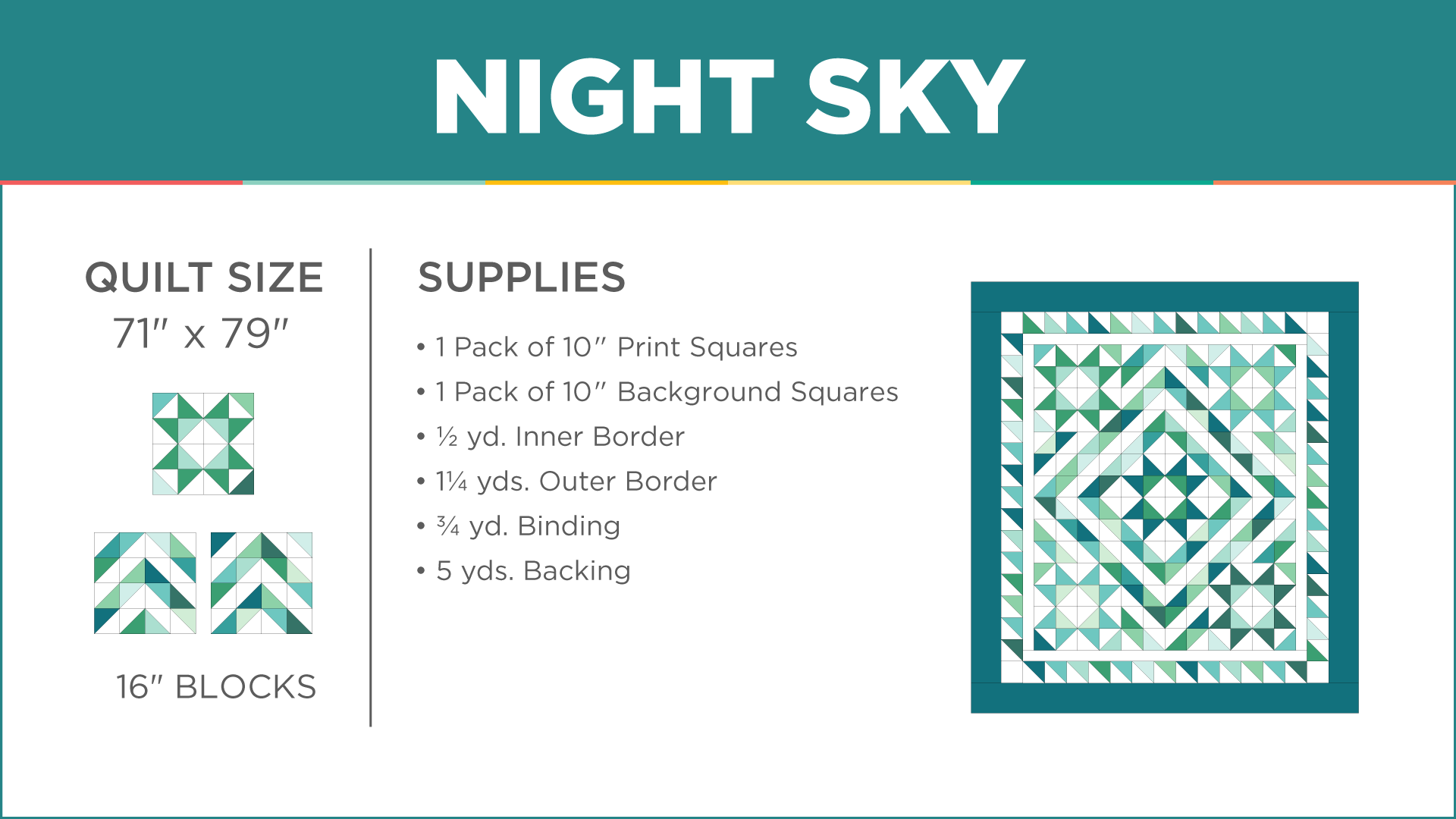 Night Sky Quilt | Missouri Star Blog
