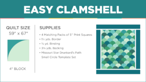 Easy Clamshell Quilt | Missouri Star Blog