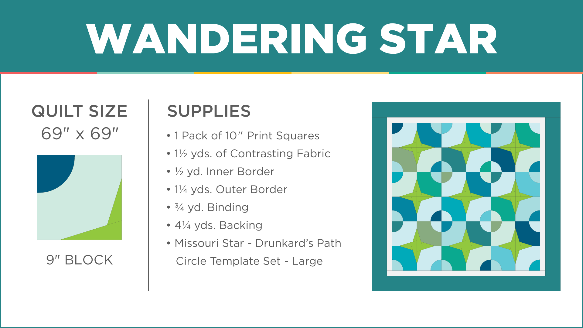 Wandering Star Quilt | Missouri Star Blog