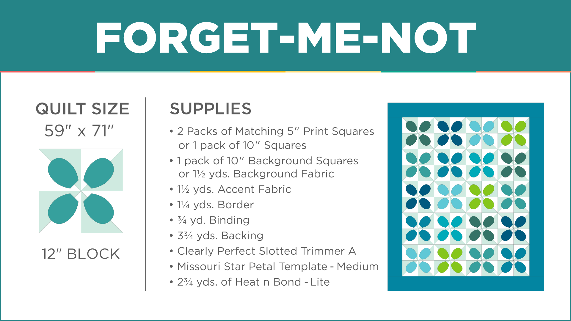 Forget-Me-Not Quilt | Missouri Star Blog