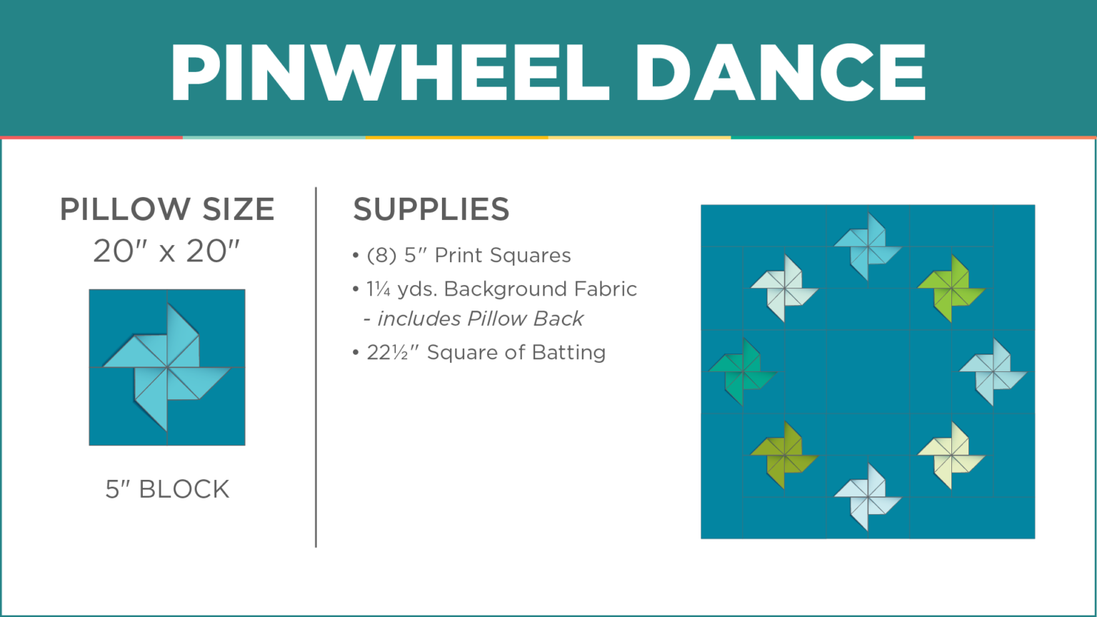 Triple Play! 3D Pinwheels Tutorial | Missouri Star Blog