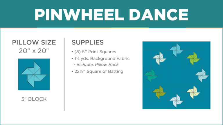 Triple Play! 3D Pinwheels Tutorial | Missouri Star Blog