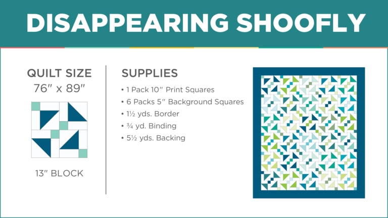 Disappearing Shoofly Quilt | Missouri Star Blog