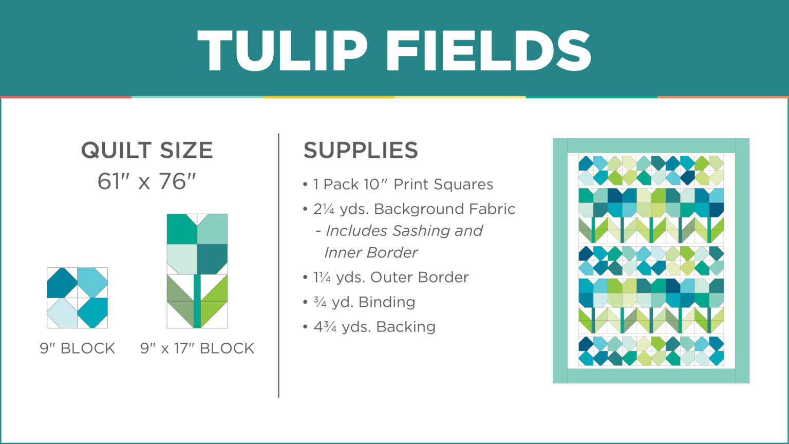 Triple Play! Totally Tulips Tutorial | Missouri Star Blog