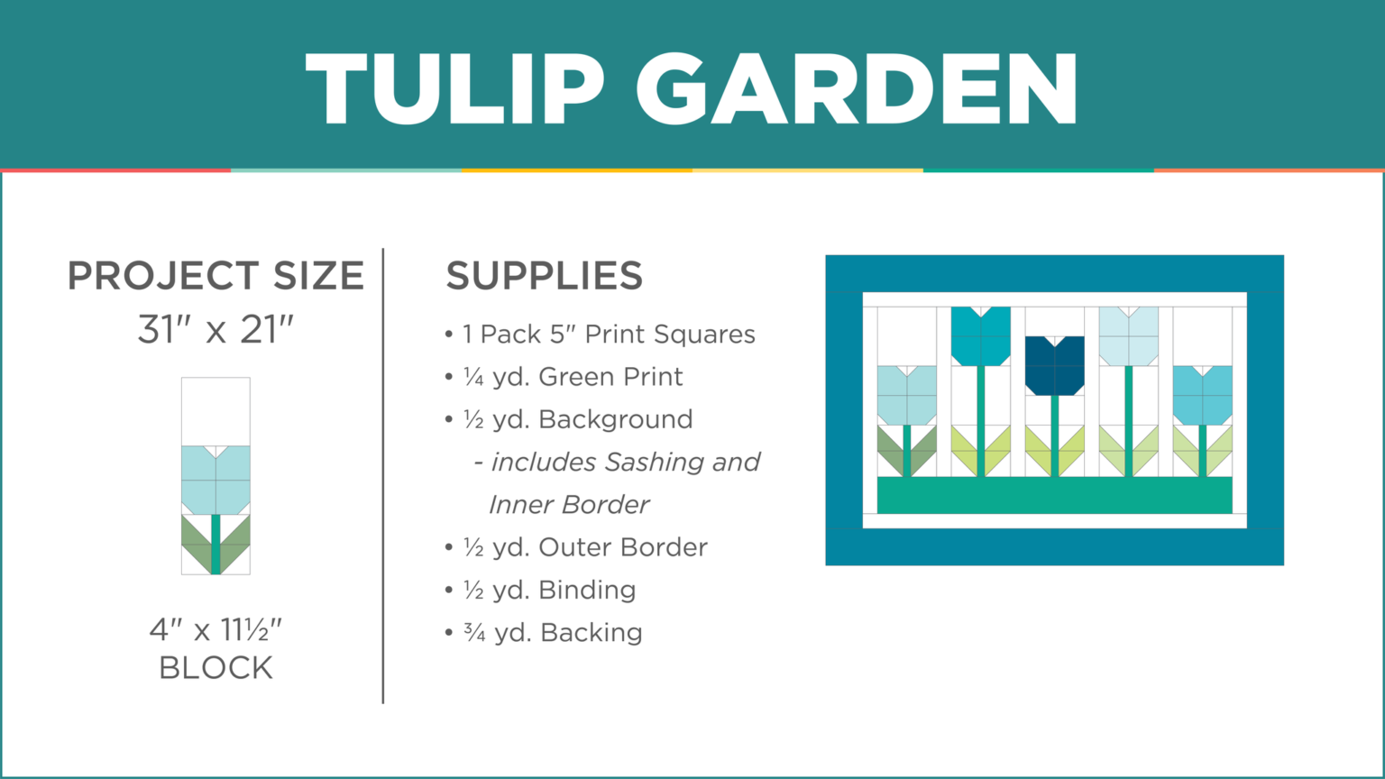 Triple Play! Totally Tulips Tutorial | Missouri Star Blog