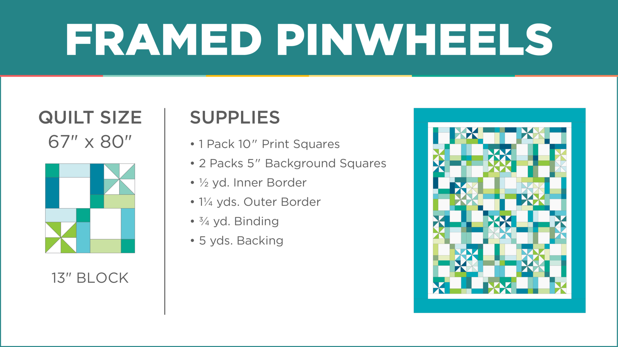 Framed Pinwheels Quilt | Missouri Star Blog