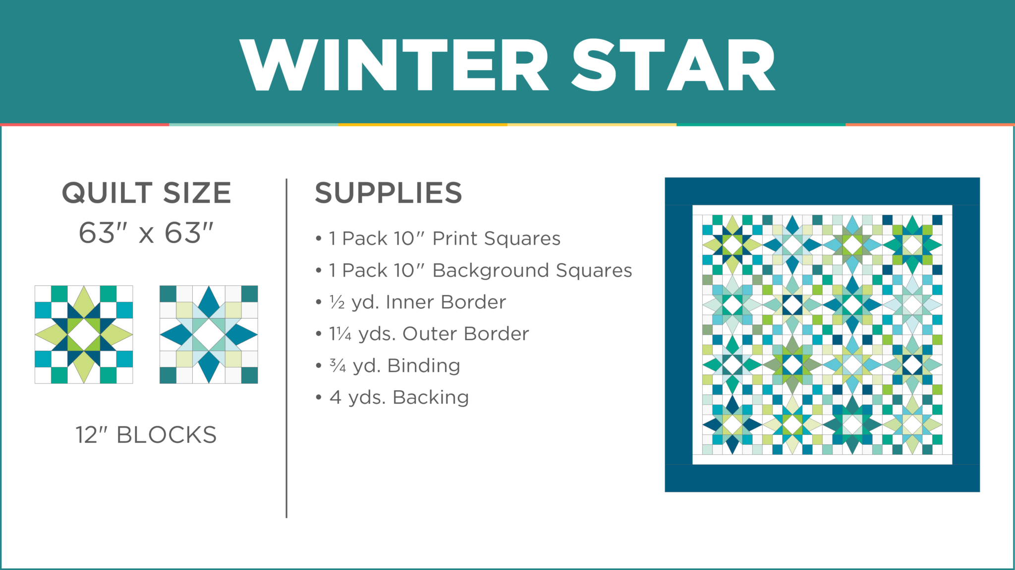 Winter Star Quilt | Missouri Star Blog