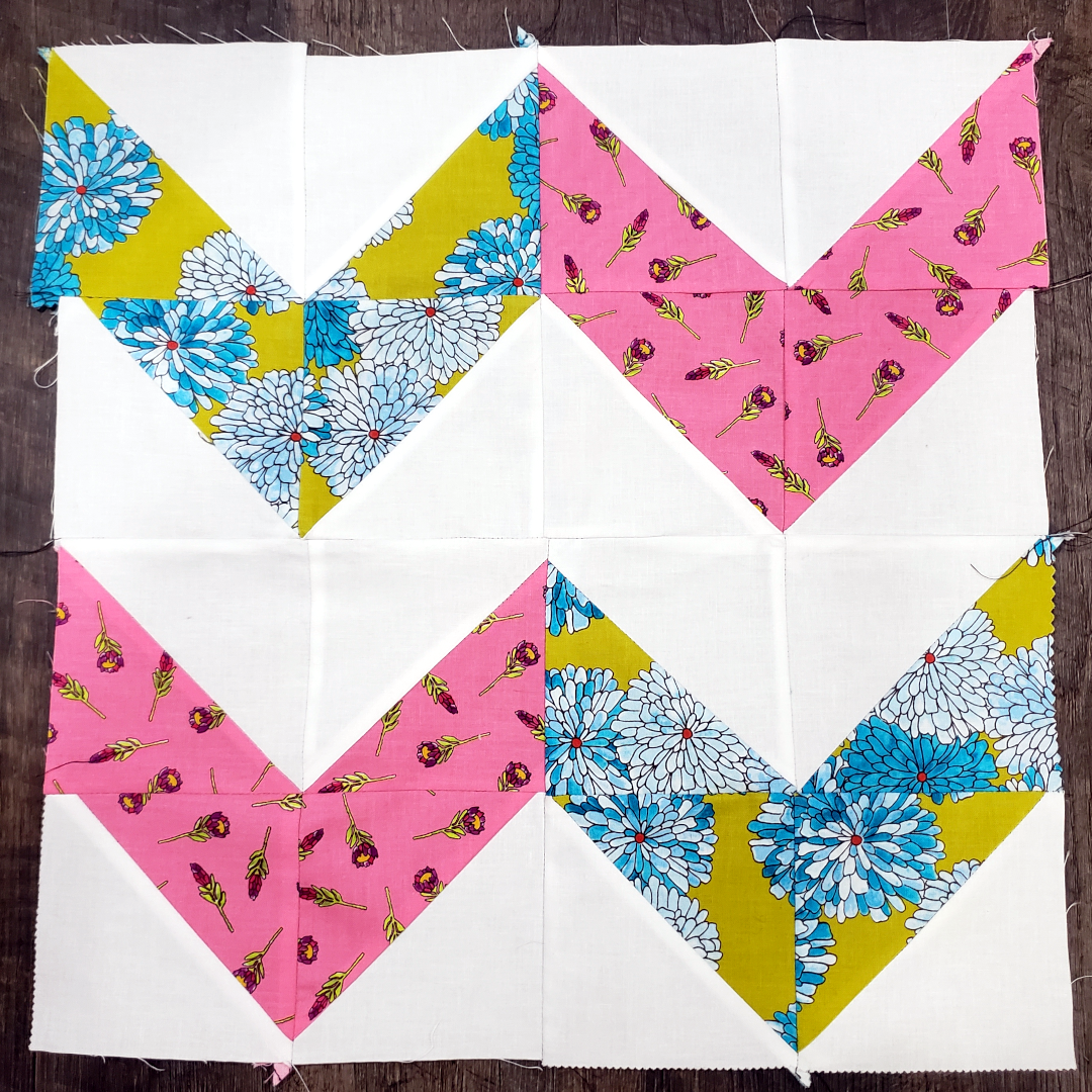 Vintage Jenny | Chevron Block | Missouri Star Blog